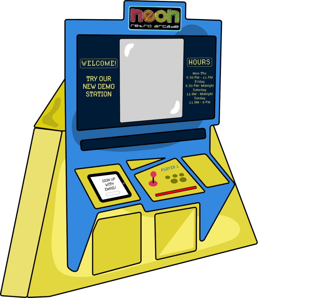 Neon Retro Arcade | RJT Creative